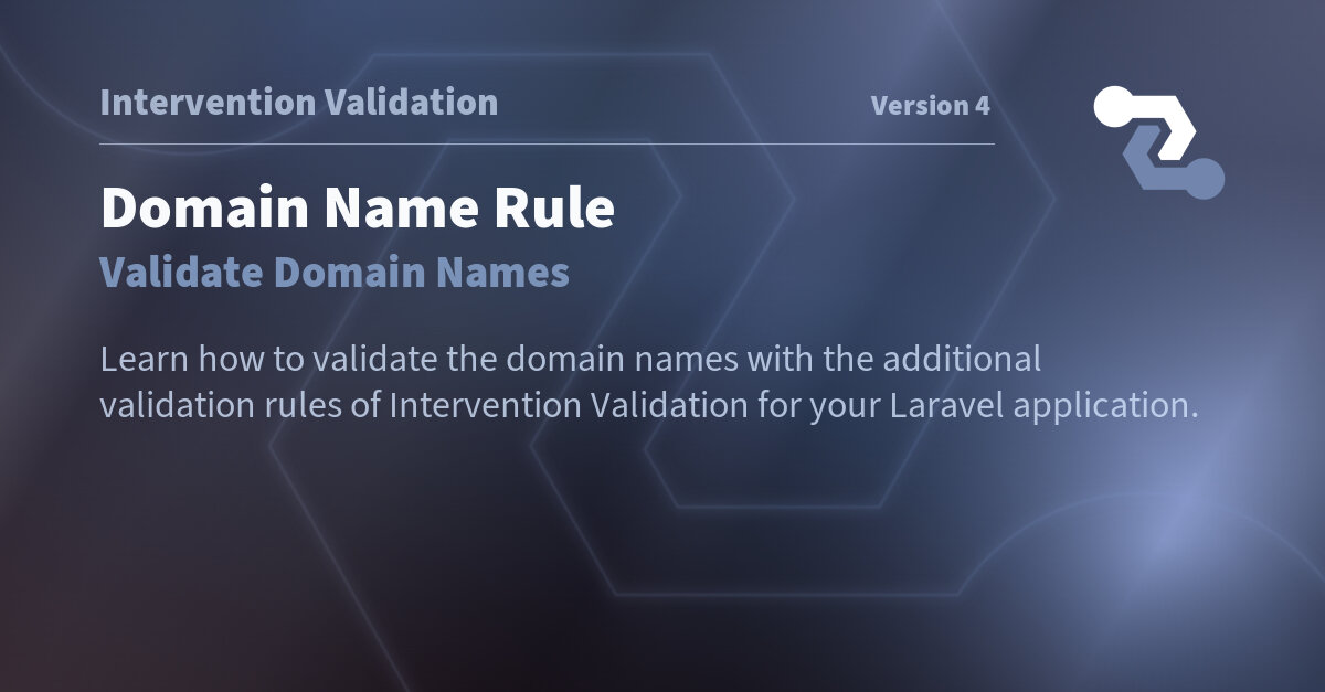 Domain Name Rule | Intervention Validation v4 | intervention.io